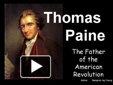 PPT – Thomas PowerPoint presentation | free to view - id: 2d48a-OTY5Y