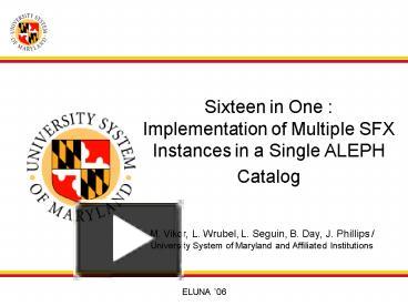 Sixteen in One : Implementation of Multiple SFX Instances in a Single ...