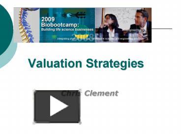 PPT – Valuation Strategies PowerPoint presentation | free to view - id ...