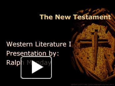 PPT – The New Testament PowerPoint presentation | free to view - id ...