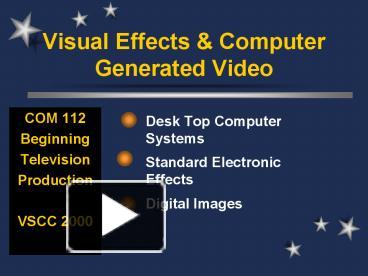 Visual Effects presentation | free to view