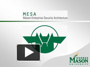 Mason Template 1: Title Slide presentation | free to view