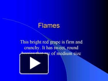 Flames presentation | free to view
