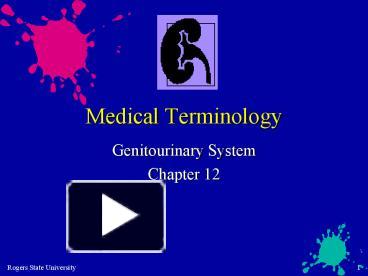 PPT – Medical Terminology PowerPoint presentation | free to view - id ...