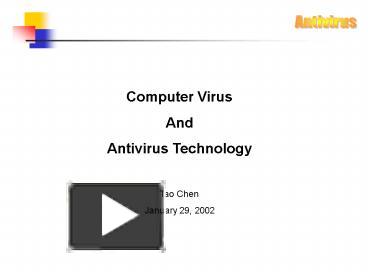 Computer Virus presentation | free to view