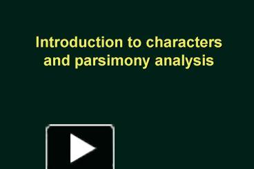 PPT – Molecular Systematics PowerPoint presentation | free to view - id ...