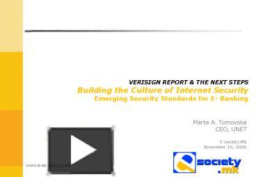 PPT – VERISIGN REPORT PowerPoint presentation | free to view - id ...