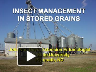 PPT – INSECT MANAGEMENT PowerPoint presentation | free to view - id ...