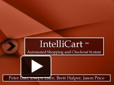 IntelliCart TM presentation | free to view