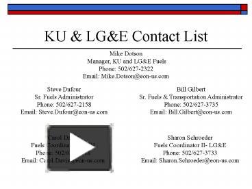 KU presentation | free to view