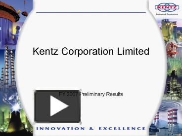 Kentz presentation | free to view