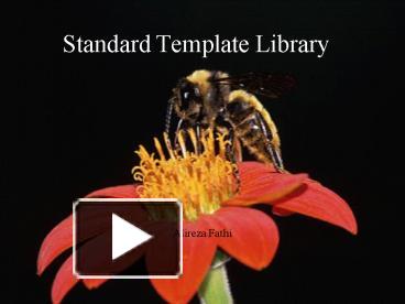 PPT – Standard Template Library PowerPoint presentation | free to view ...