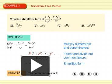 Standardized Test Practice presentation | free to view