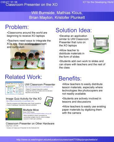 ICT for the Developing World presentation | free to view