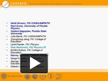 PPT – Heidi Alvarez, FIU CIARAAMPATH PowerPoint presentation | free to ...