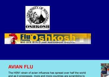 PPT – Influenza Preparedness Plan for Oshkosh, WI PowerPoint ...