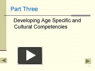 PPT – Part Three PowerPoint presentation | free to view - id: 30b5b-OTBhZ