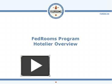 PPT – FedRooms Program PowerPoint presentation | free to view - id ...