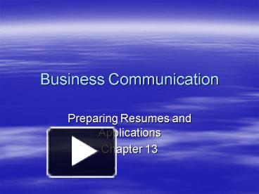 PPT – Business Communication PowerPoint presentation | free to view ...