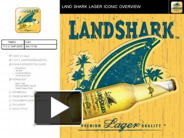 PPT – LAND SHARK LAGER ICONIC OVERVIEW PowerPoint presentation | free ...