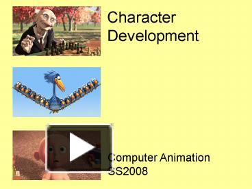 Character Development presentation | free to view