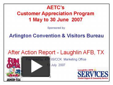 AETC presentation | free to view