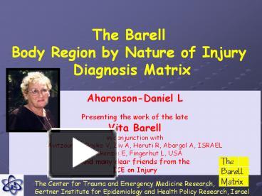 The Barell presentation | free to download