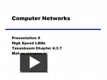 PPT – Computer Networks PowerPoint presentation | free to view - id ...