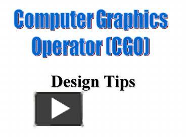 PPT – Computer Graphics PowerPoint presentation | free to view - id ...