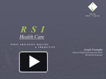 PPT – What is RSI PowerPoint presentation | free to view - id: 31980-YmMzN