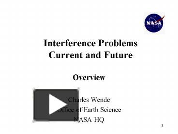 PPT – Interference Problems Current and Future PowerPoint presentation ...