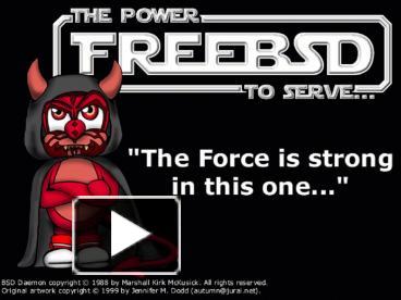 FreeBSD History presentation | free to view