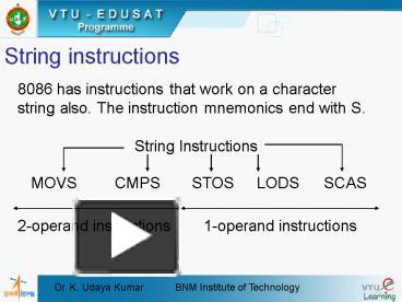 PPT – String instructions PowerPoint presentation | free to view - id ...