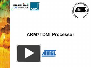 ARM7TDMI Processor presentation | free to view