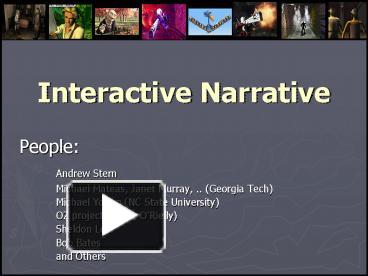 Interactive Narrative presentation | free to view