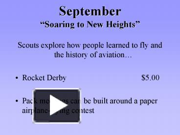 PPT – September Soaring to New Heights PowerPoint presentation | free ...
