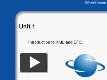 PPT – Introduction to XML and DTD PowerPoint presentation | free to ...