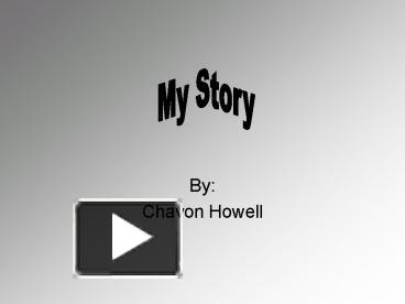 Chavon Howell presentation | free to view