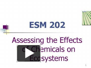 PPT – ESM 202 PowerPoint presentation | free to view - id: 34718-MWE4N