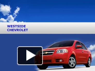 PPT – Chevrolet Car Dealers, New & Pre-Owned Cars PowerPoint ...