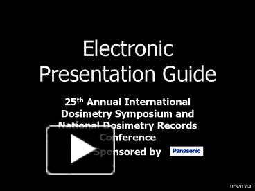 PPT – Electronic Presentation Guide PowerPoint presentation | free to ...