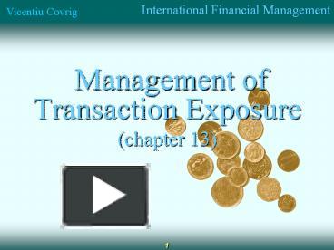 PPT – Management of Transaction Exposure PowerPoint presentation | free ...