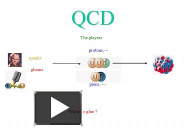 PPT – Why QCD PowerPoint presentation | free to view - id: 34e59-OWM3M