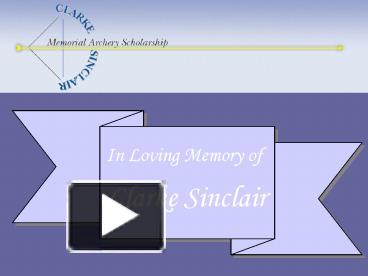 In Loving Memory of presentation | free to view