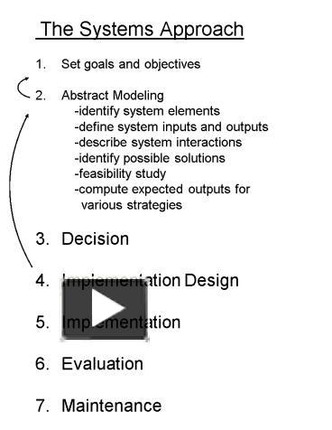 The Systems Approach presentation | free to download