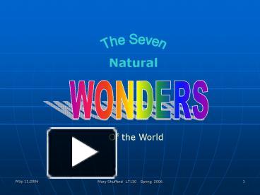 PPT – The Seven PowerPoint presentation | free to view - id: 353f9-ZWMxN