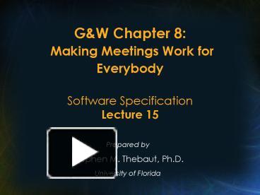 PPT – G PowerPoint presentation | free to view - id: 3597a-N2UxO