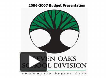 PPT – Seven Oaks School Division No. 10 PowerPoint presentation | free ...