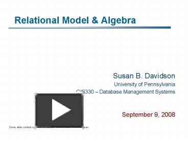 PPT – Relational Model PowerPoint presentation | free to view - id ...