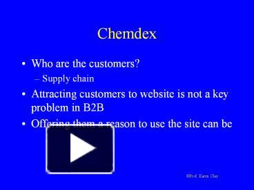 PPT – Chemdex PowerPoint presentation | free to download - id: 35d14-NjFlY